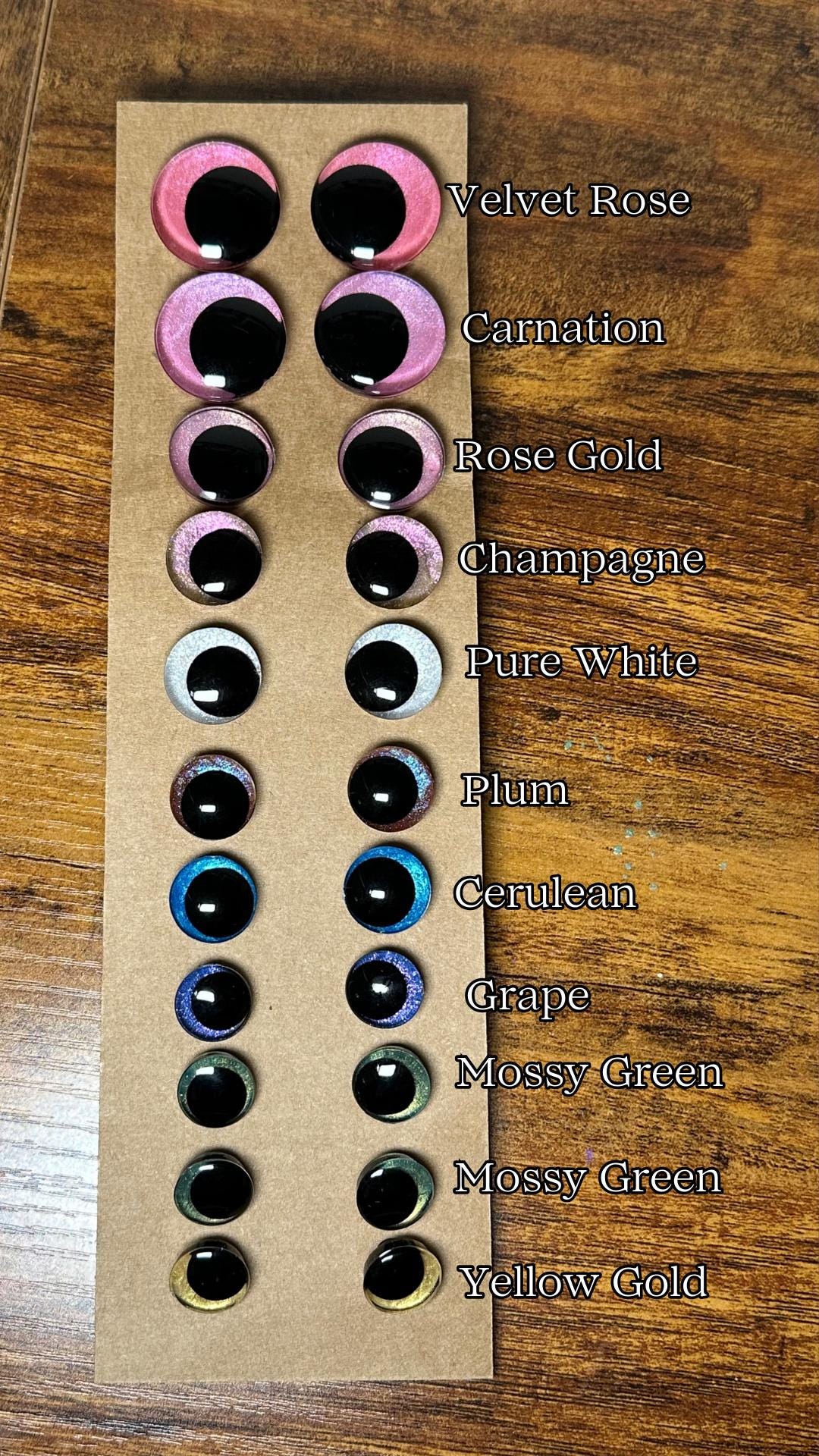 Custom Hand Painted Safety Eyes, 12mm-40mm, Made to Order - Etsy
