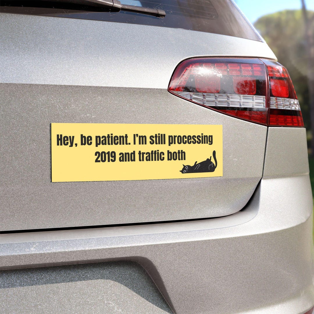 ADHD Car Magnet|bumper Sticker ADHD | Adhd Bumper Sticker|funny Bumper ...