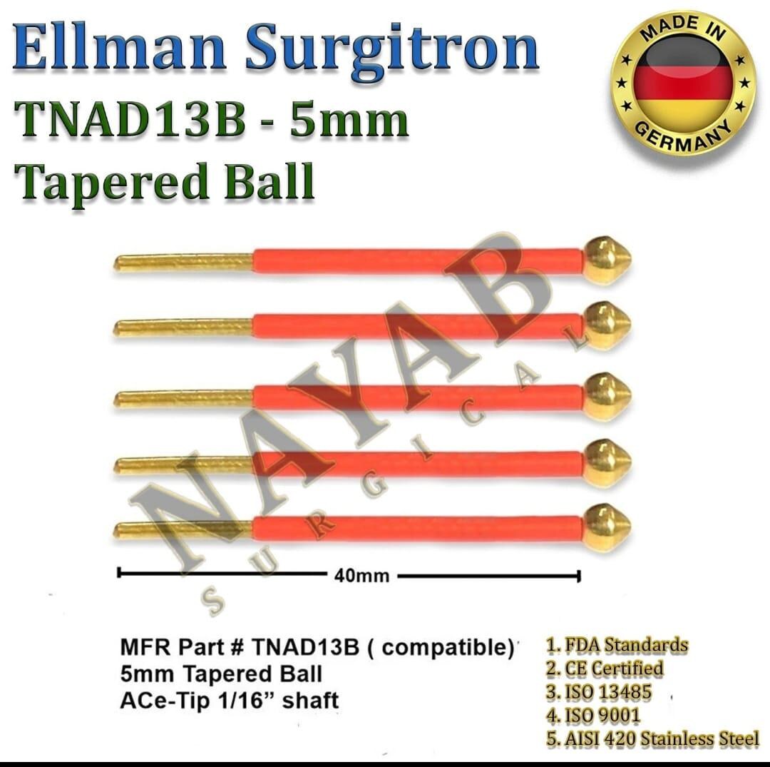 Ellman Surgitron TNAD13B Tapered Ball Electrode 5mm – RF Surgical Tip ...