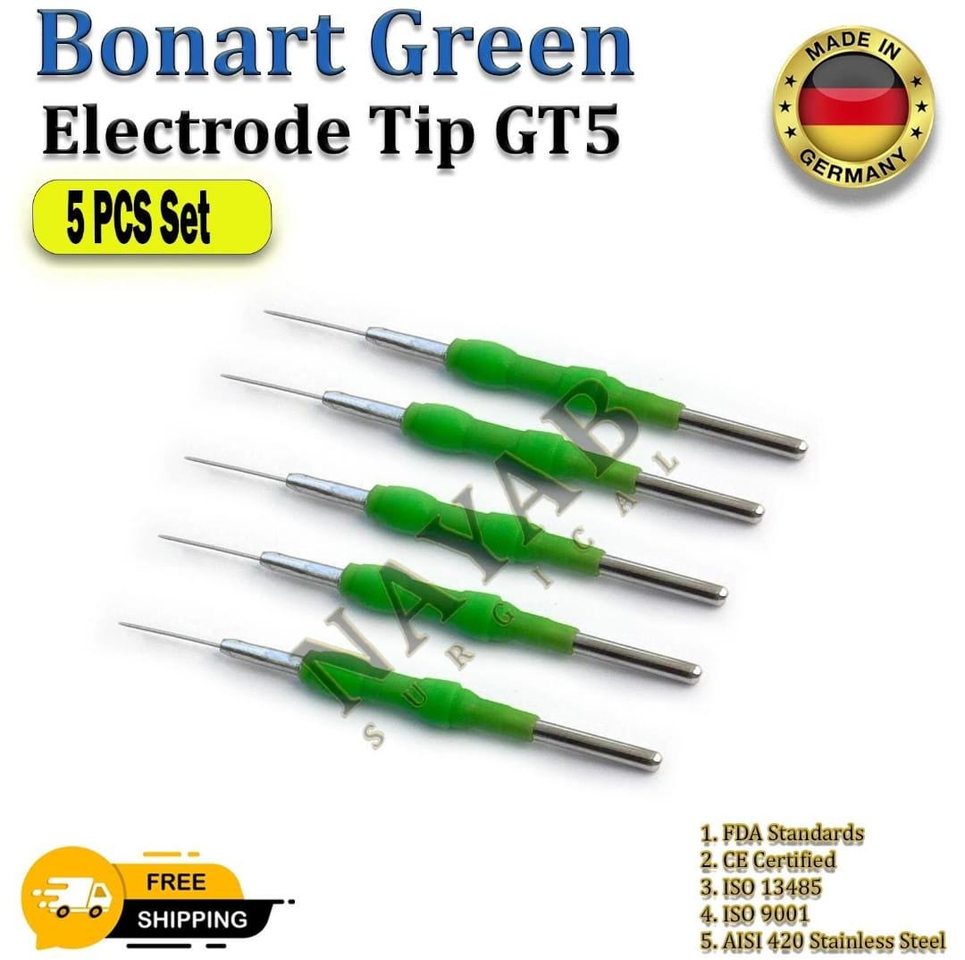 Bonart Green Electrode Tips GT5 ART-E1 Electrosurgery 5pcs Set GT5 ...