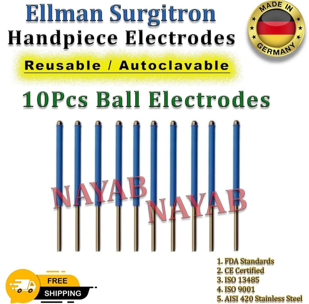 Ellman Surgitron Ball Handpiece Electrodes 10pcs Reusable Autoclavable ...