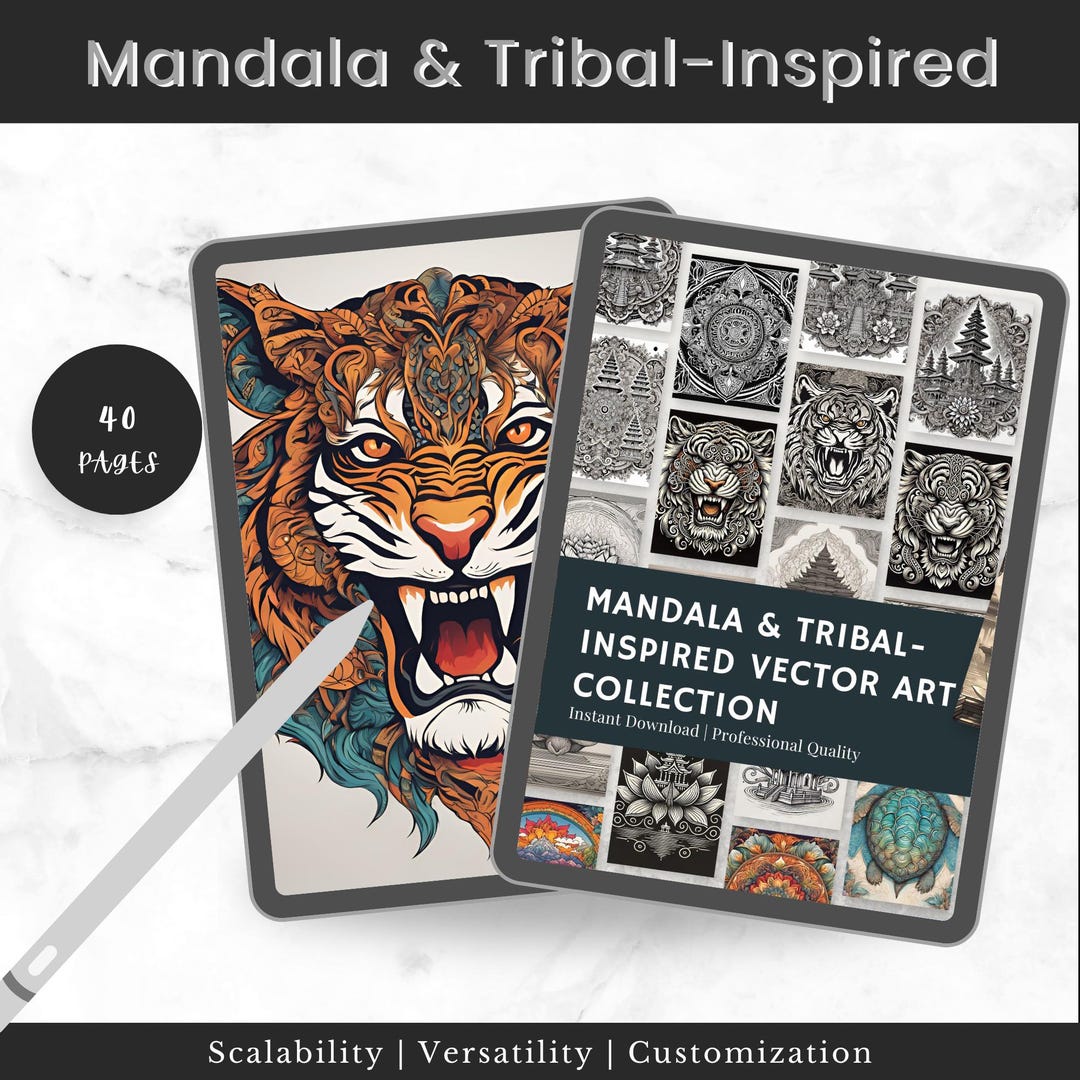Mandala and Tribal-inspired Digital Art | Balinese Sacred Geometry ...