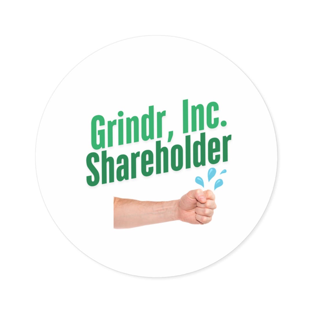 Grindr Inc Shareholder Sticker - Etsy
