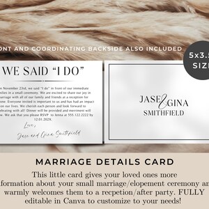 Elopement Wedding Reception Invitations, Wedding Reception Only ...