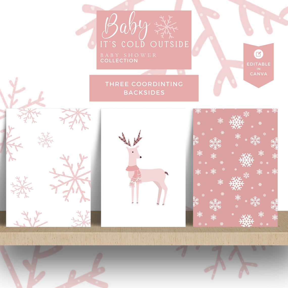 Baby It's Cold Outside Baby Shower Bundle, Winter Wonderland Shower ...