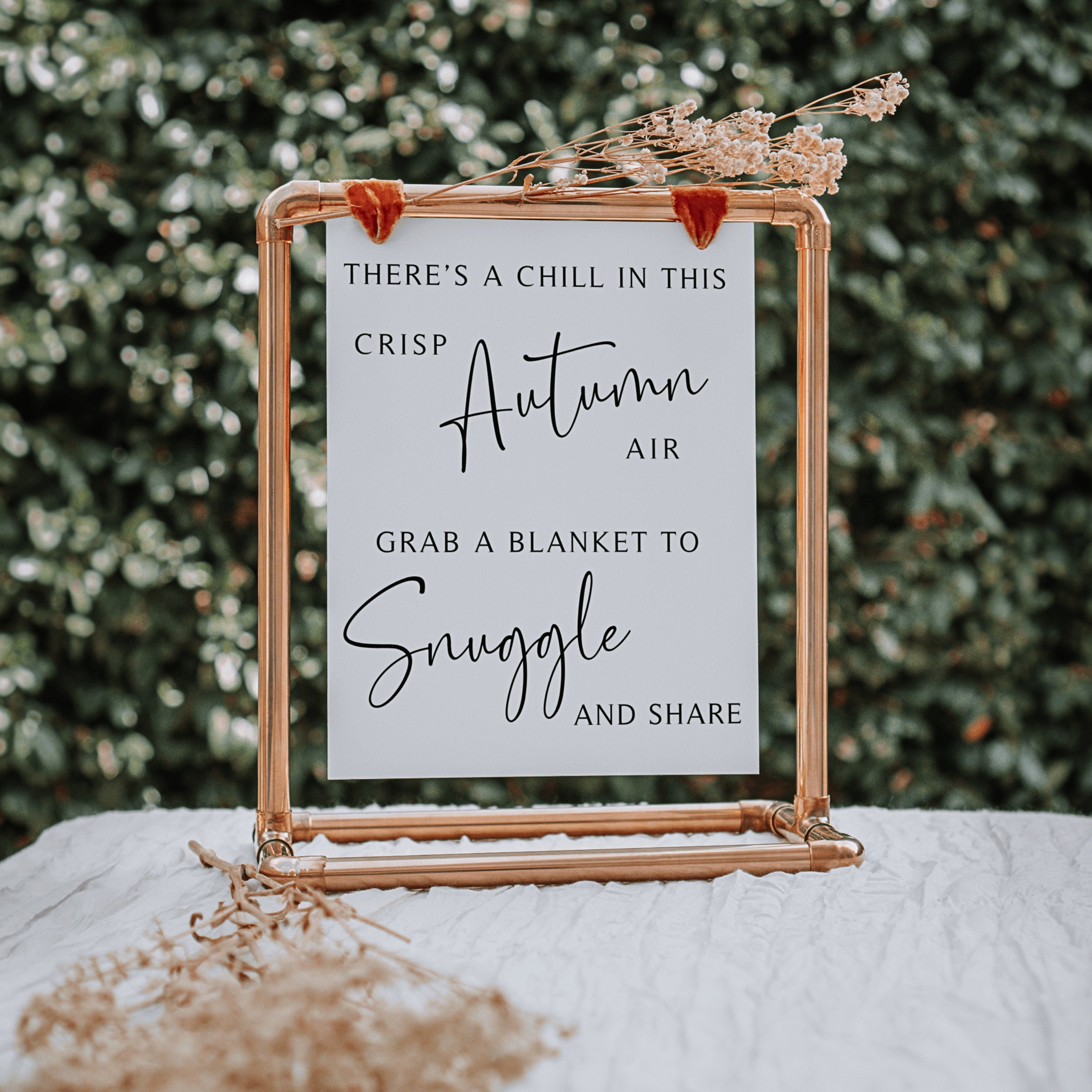 Wedding Blanket Sign Printable, Grab a Blanket, to Have and to Hold in ...