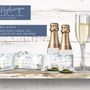 BLUE Hydrangea Bridal Shower Bundle | Love in Bloom | Shower Games ...