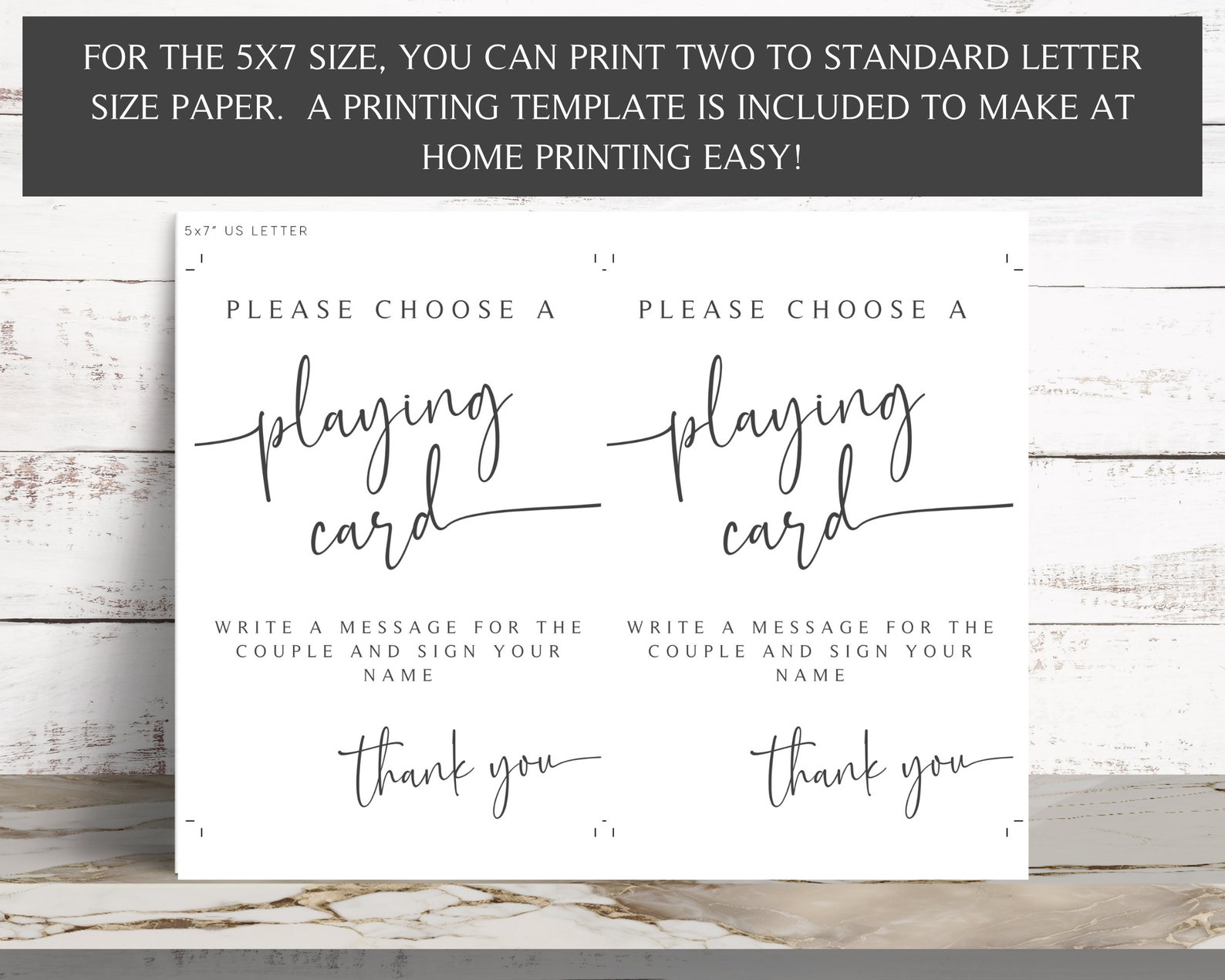 Playing Cards Guest Book, Please Sign Our Guest Book, Wedding Sign ...