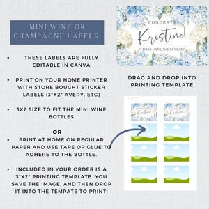 BLUE Hydrangea Bridal Shower Bundle | Love in Bloom | Shower Games ...
