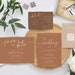 Rust Wedding Invitation Bundle: Minimalist Canva Template (digital ...