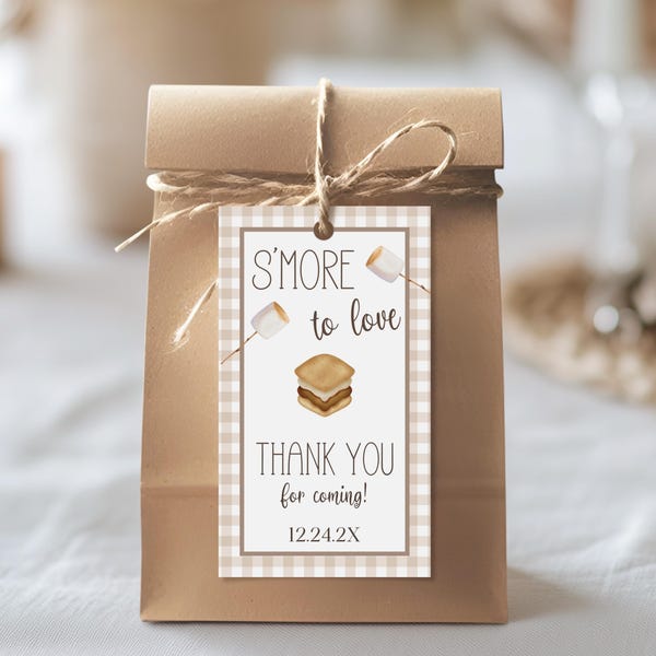 Smore Thank You Tags - Etsy