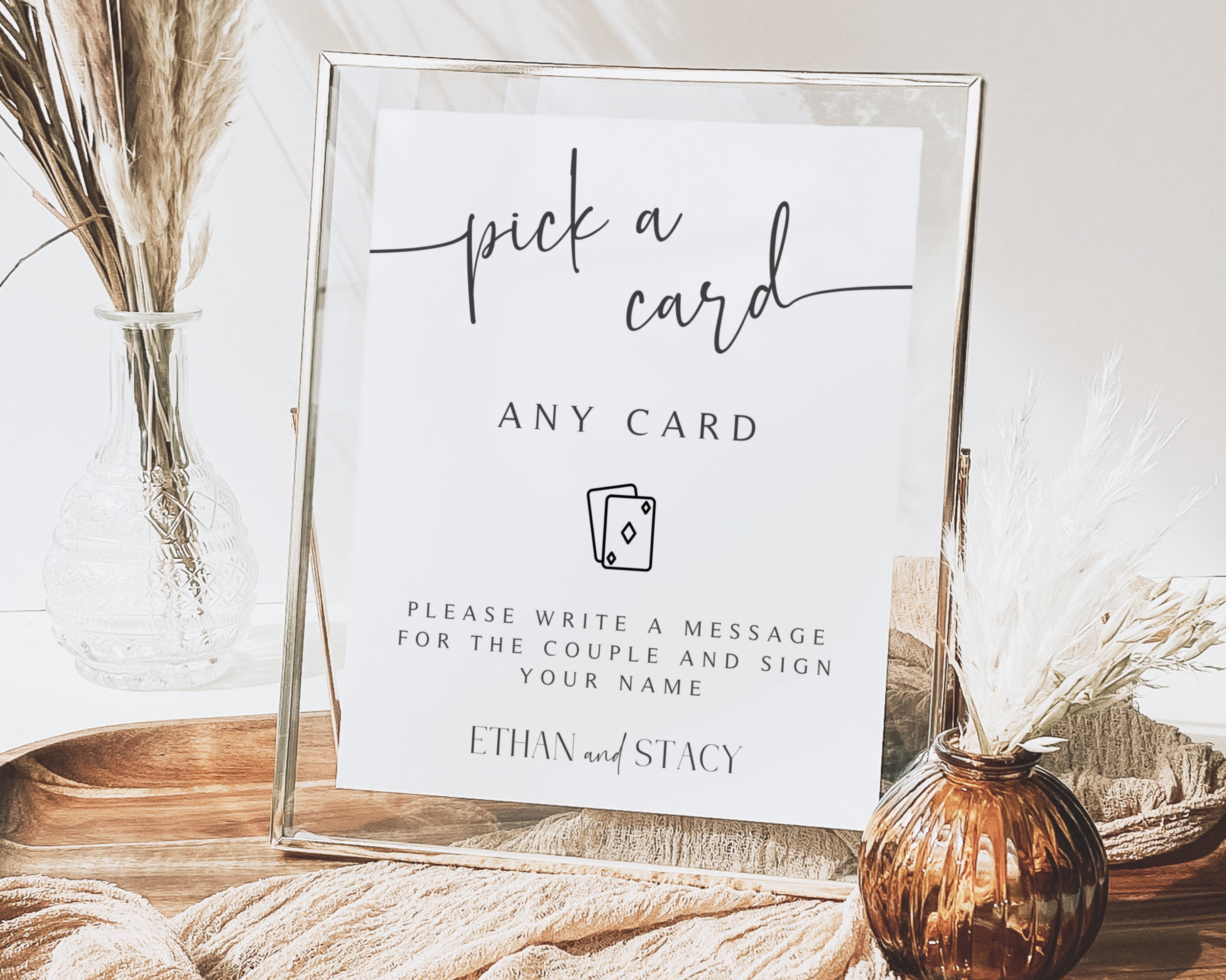 Playing Cards Guest Book, Please Sign Our Guest Book, Wedding Sign ...