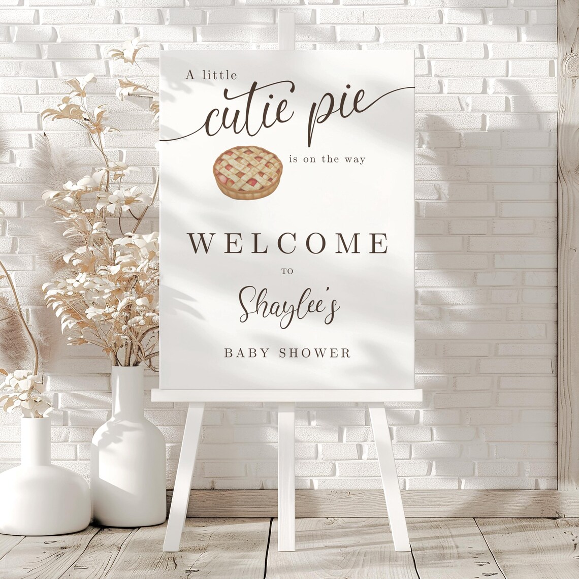 Cutie Pie Baby Shower Bundle, Sweet as Pie, Shower Games, Printable ...