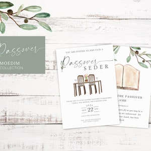 MESSIANIC Passover Seder Invitation MESSIANIC, Passover Invitation ...