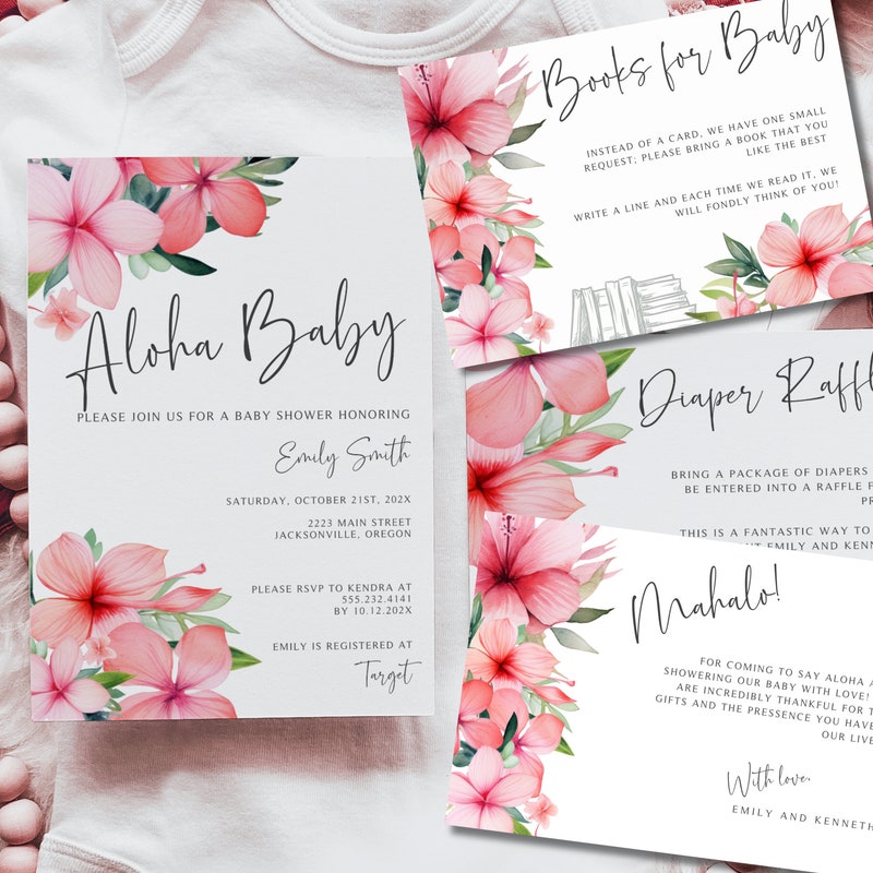 Aloha Baby Shower - Etsy
