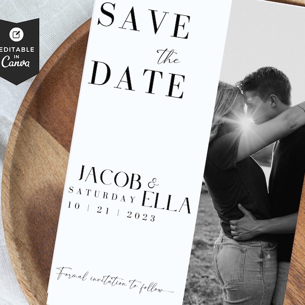 Simple Save the Date - Etsy