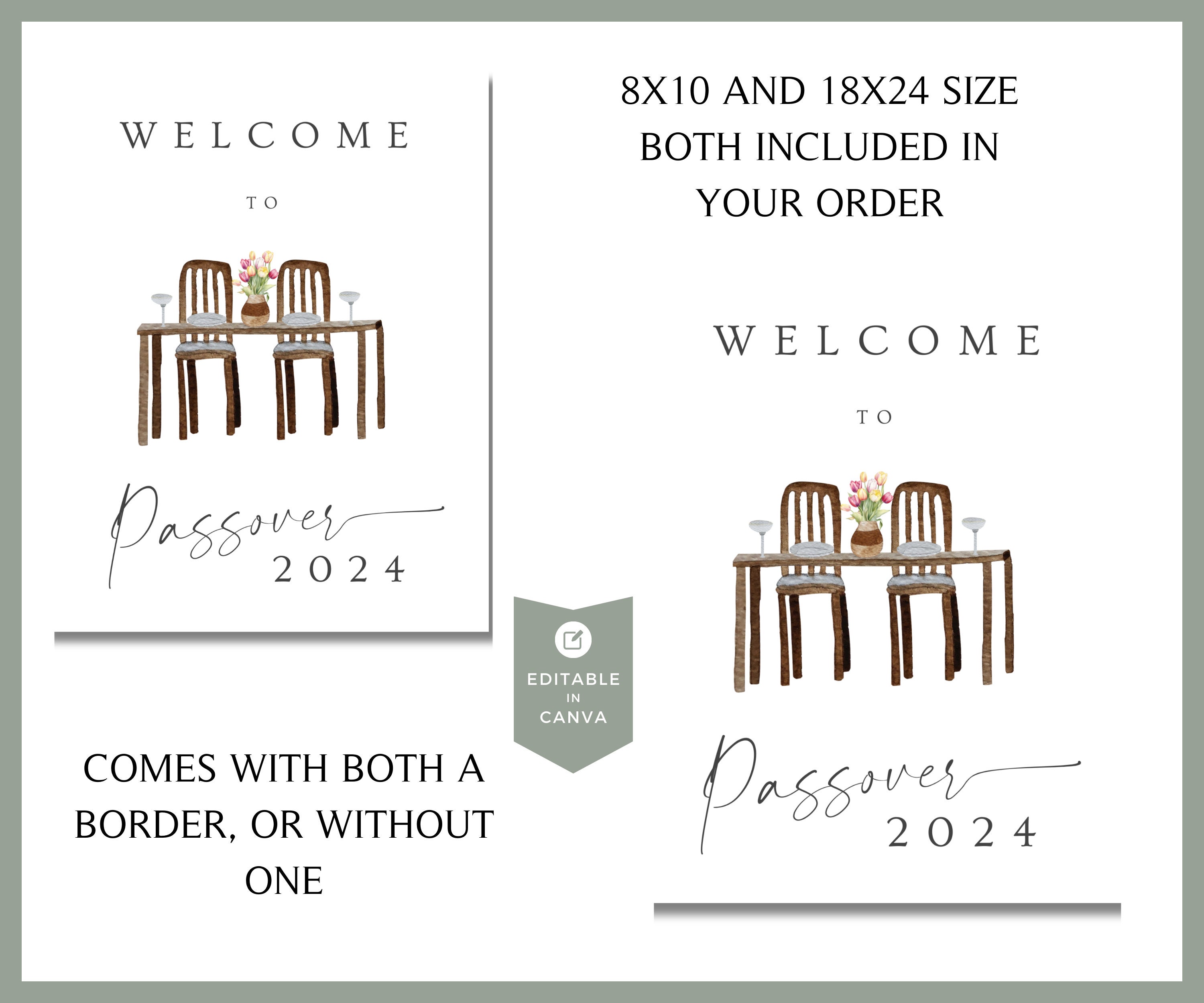 MESSIANIC Passover Celebration Bundle, Passover Invitation, Passover ...