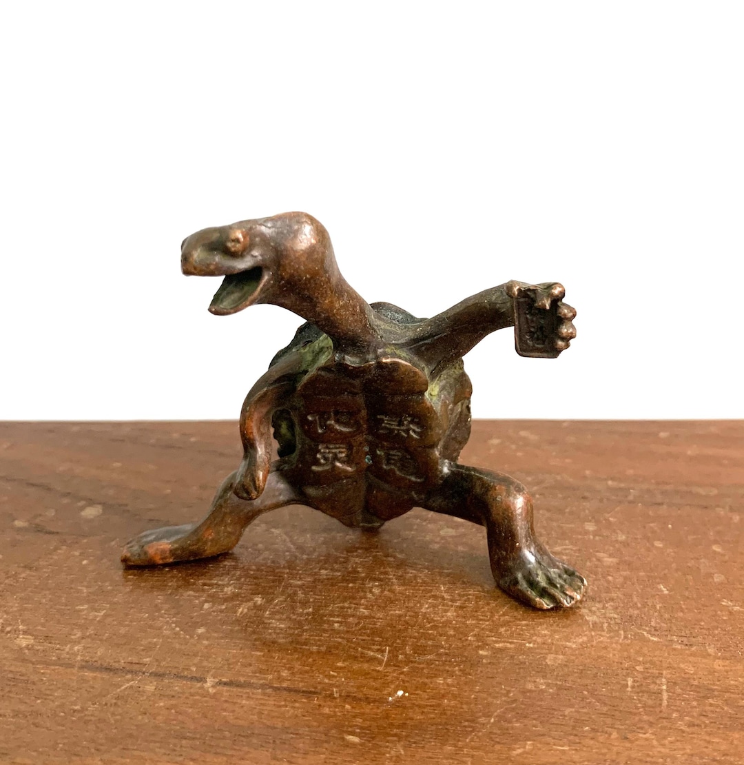 Bronze Carved Turtle Statue. Home Decoration, Feng Shui Statue - Etsy