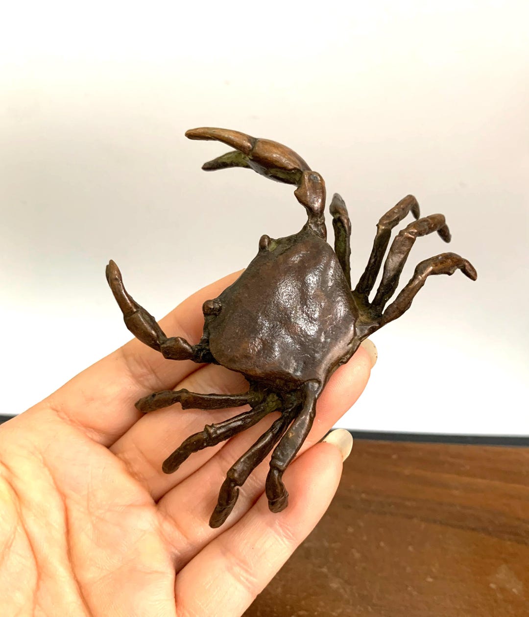 Vintage Bronze Carved Crab Statue. Baubles Ornaments - Etsy