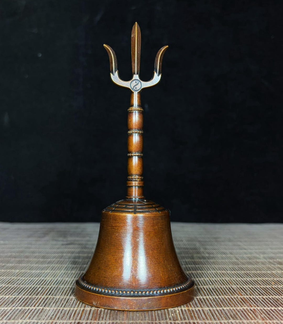 Vintage Brass Taoist Exorcist Bell: Hand-carved Ritual Bell - Etsy