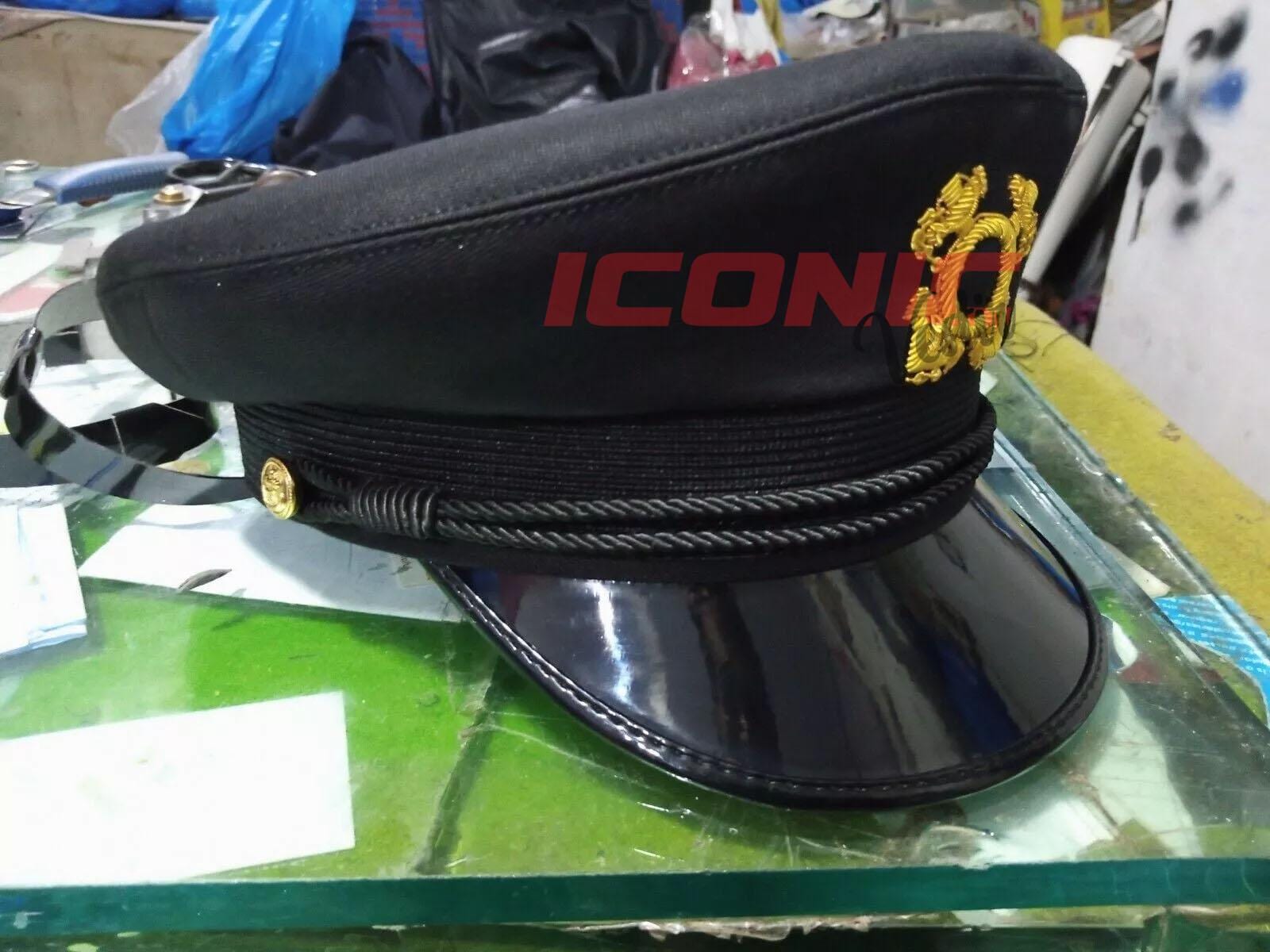 Vintage Lancaster Boat Skipper Cap With Bullion Embroidery Badge ...