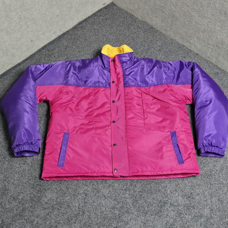 Vintage Colorblock Jacket - Etsy