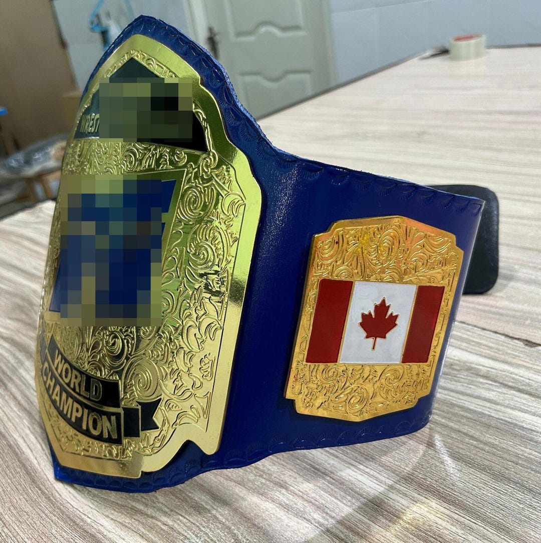 Custom Gold Championship Belt Plates: Engraved Wrestling, MMA, Boxing ...