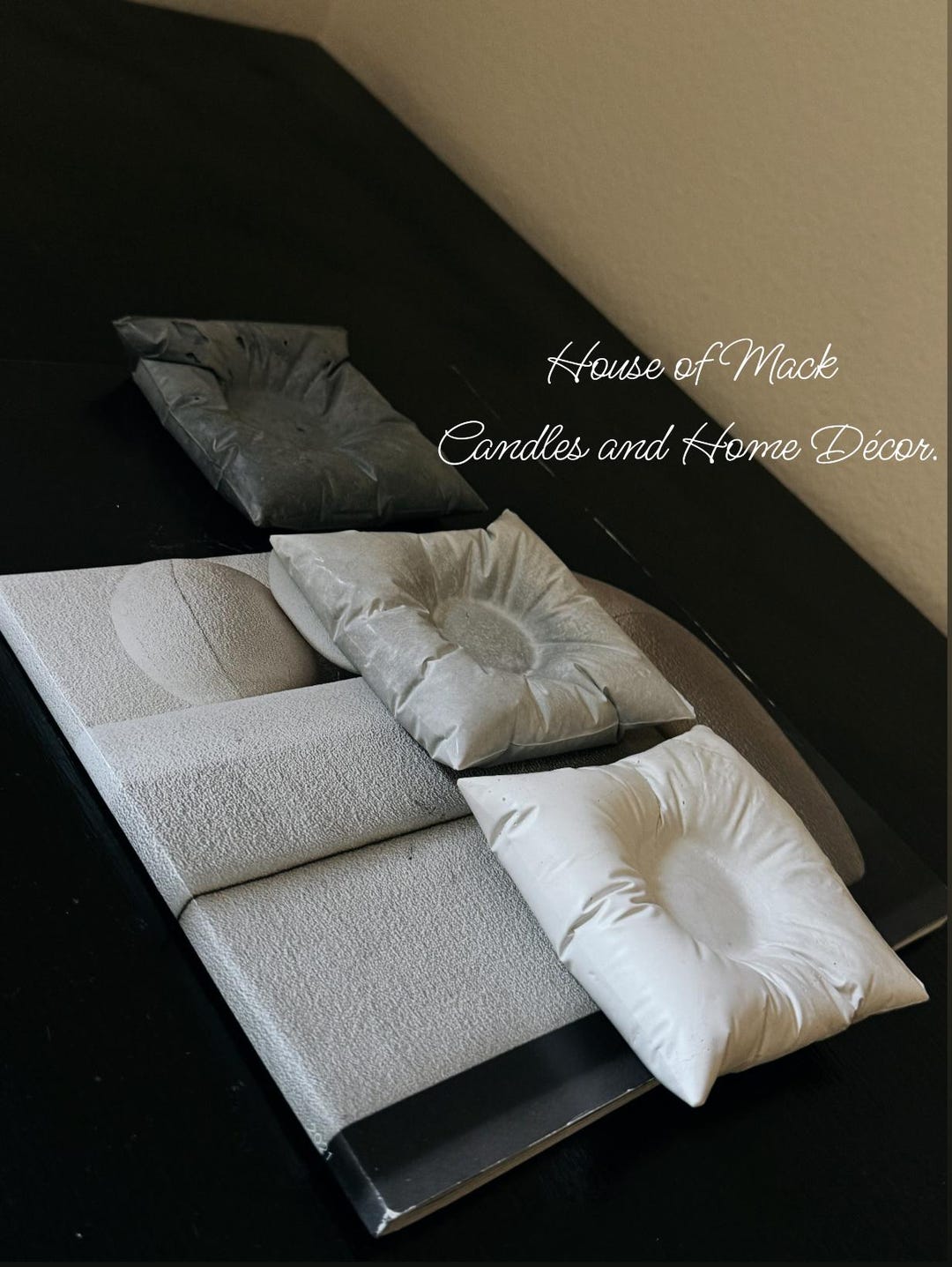 Concrete Pillow Candle Holder: Tealight Jewelry Display - Etsy