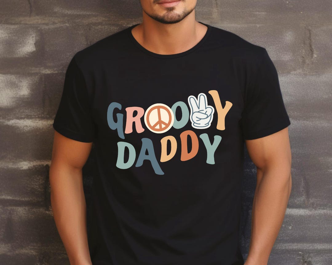 Groovy Daddy Shirt Groovy Daddy Shirt Matching Daddy and Me Tee Hippie ...