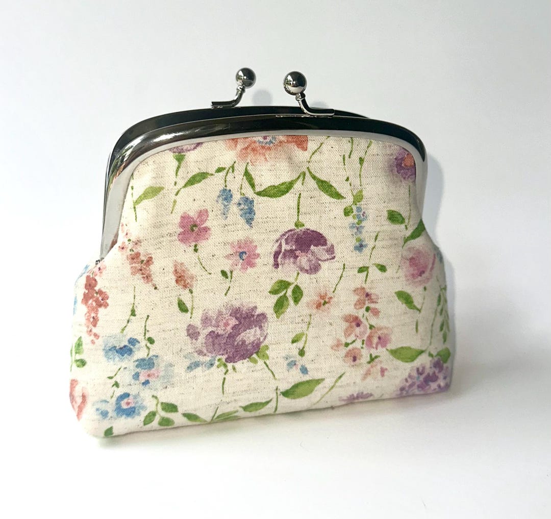 Double Frame Purse. 3 Compartment Coin Purse. Coin Purse With 3 ...