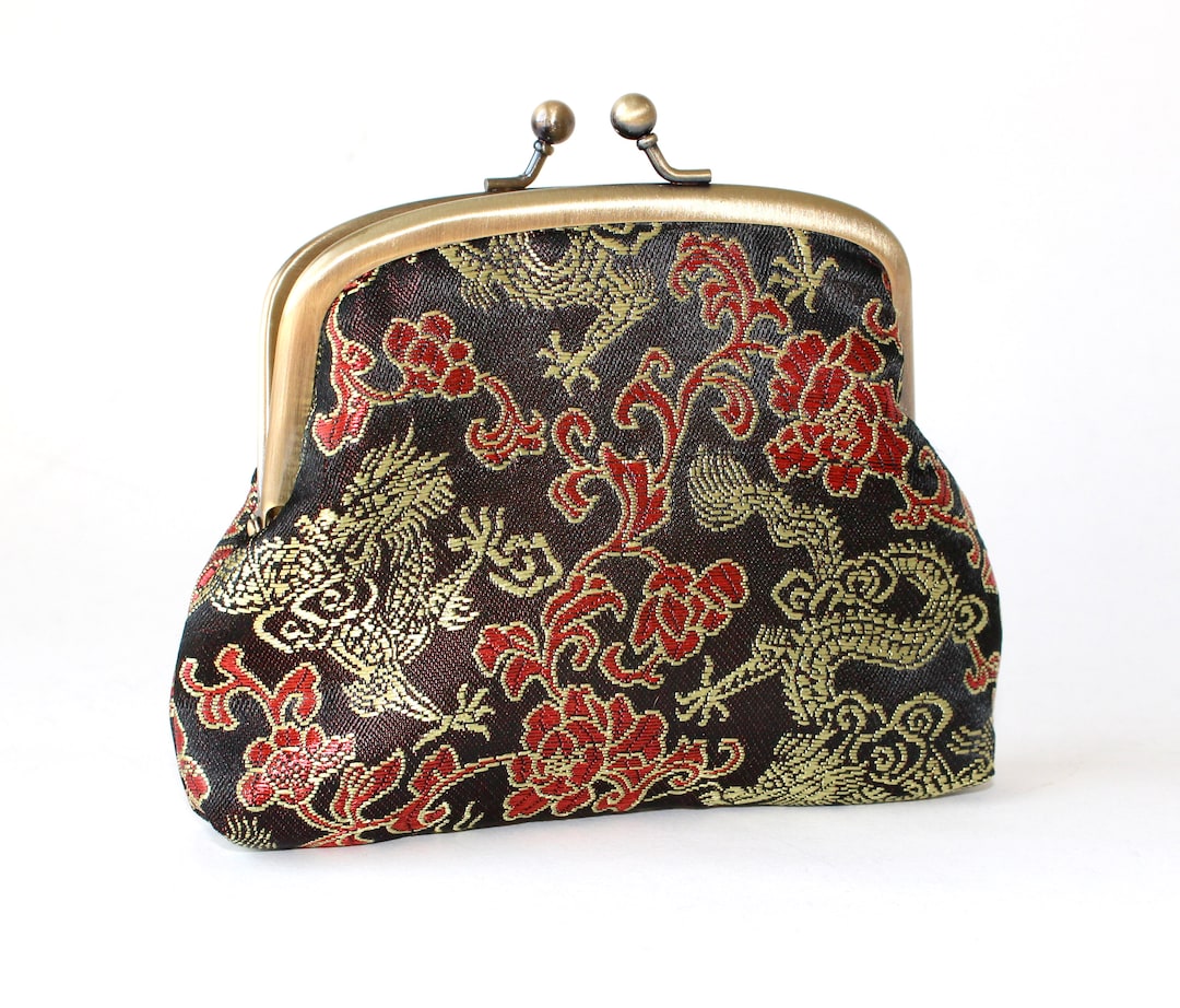 Double Frame Purse. 3 Compartment Coin Purse. Coin Purse With 3 ...