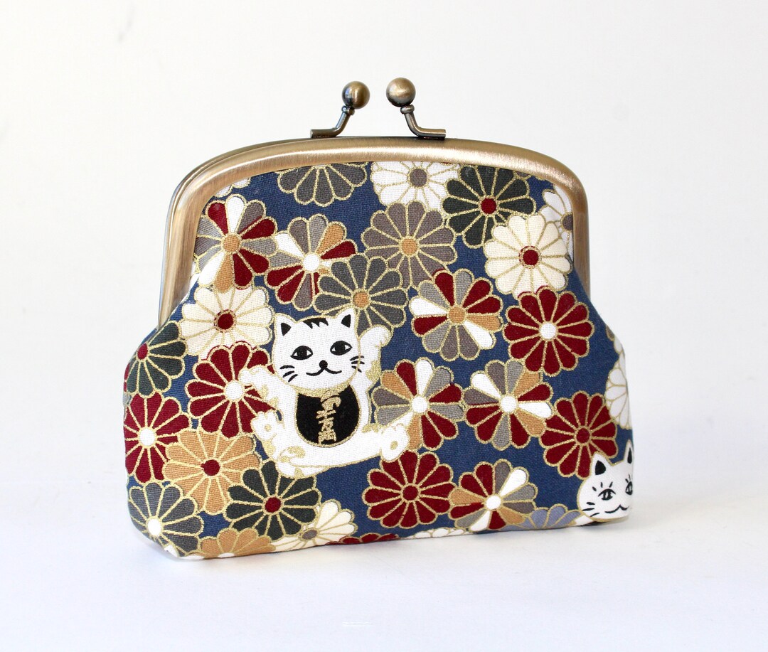 Double Frame Purse. 3 Compartment Coin Purse. Coin Pouch With - Etsy