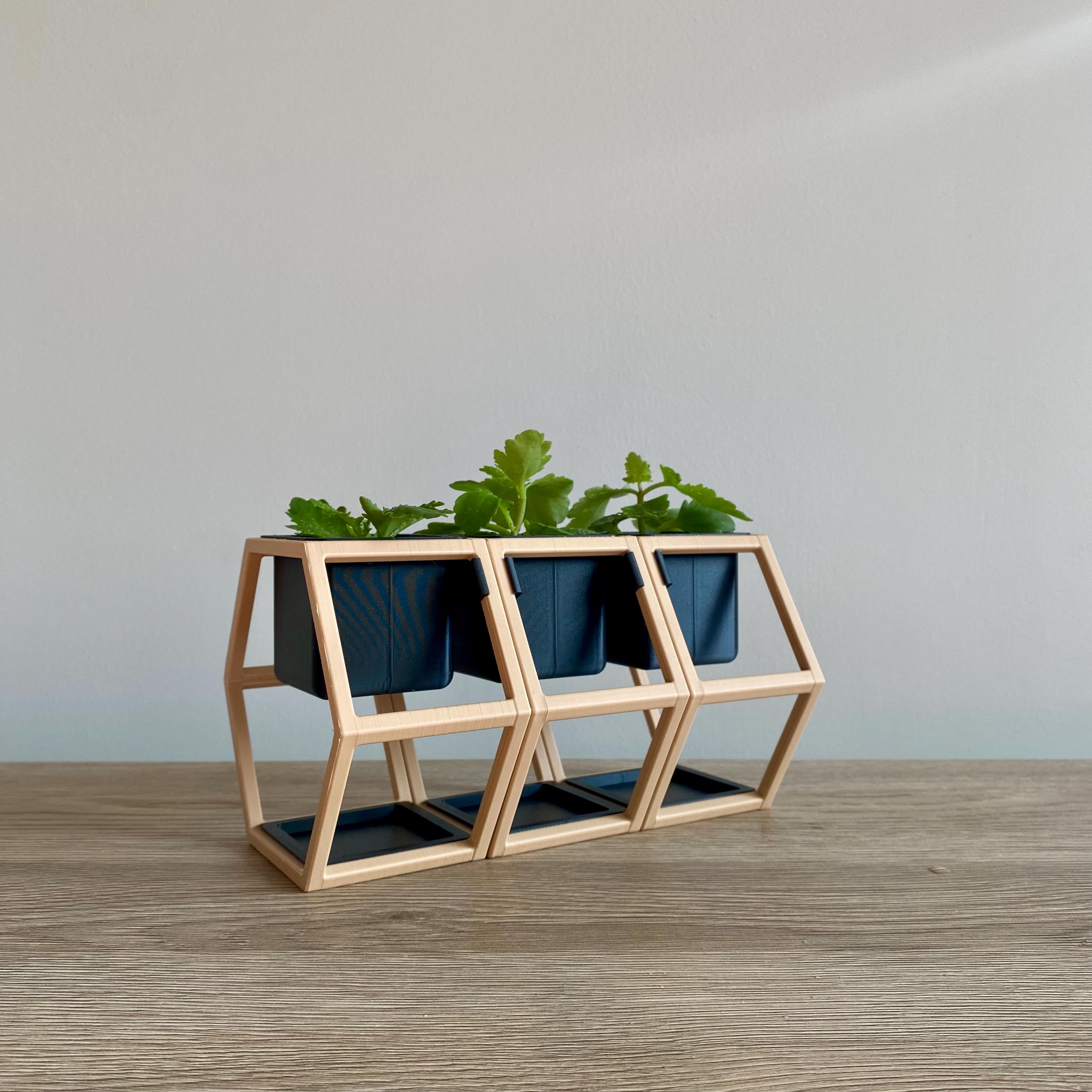 Modular 3D Printed Planters With Drainage - Etsy