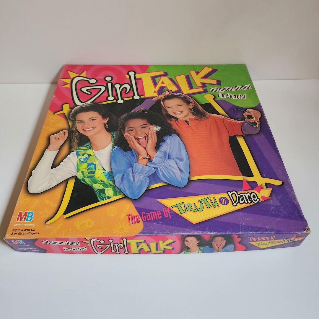 Girl Talk Game of Truth or Dare Vintage 1995 Milton Bradley Complete - Etsy