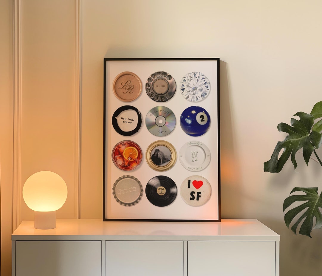 Custom Anniversary Gift Memorabilia Print Template, Printable DIY ...