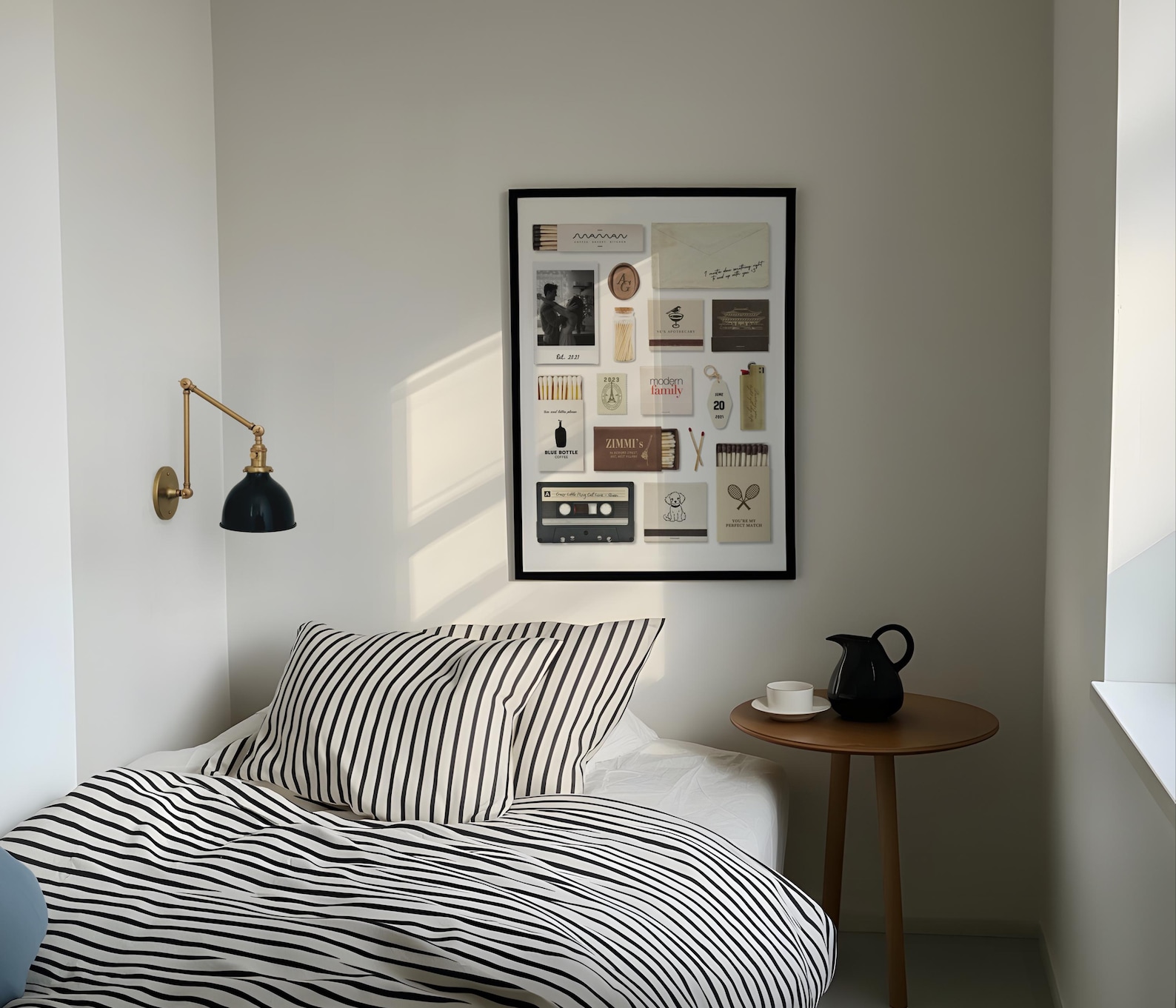 Custom Neutral Matchbook Art Print Template, Printable DIY Matchbooks ...