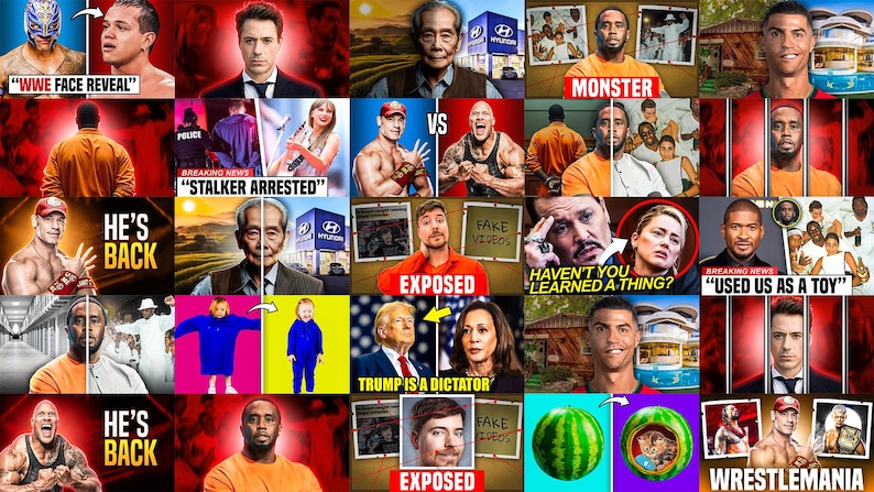 Faceless Thumbnail Presets Pack Photoshop Actions - Etsy