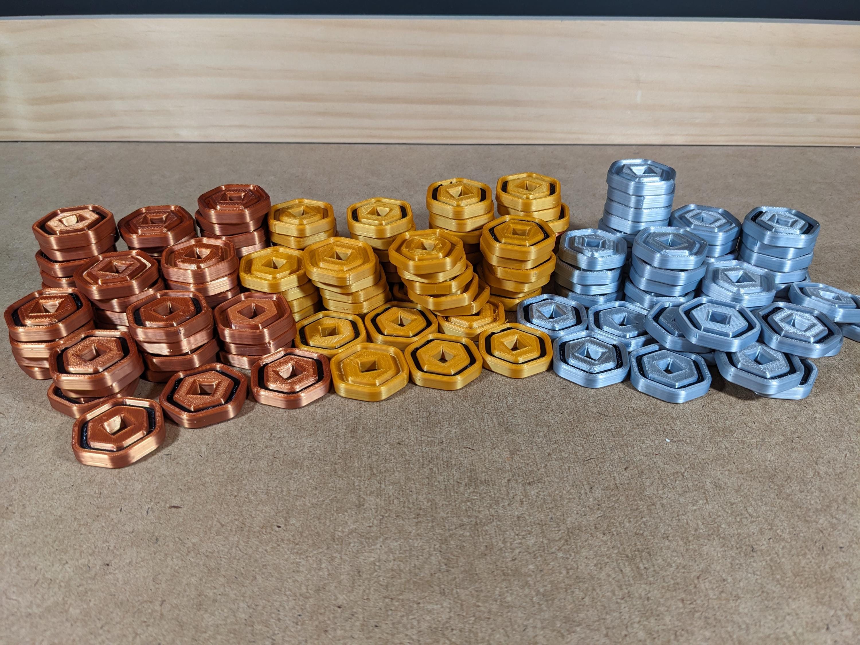 Robux Roblox Coins - Mixed Color Order - Double Sided 3D Printed ...