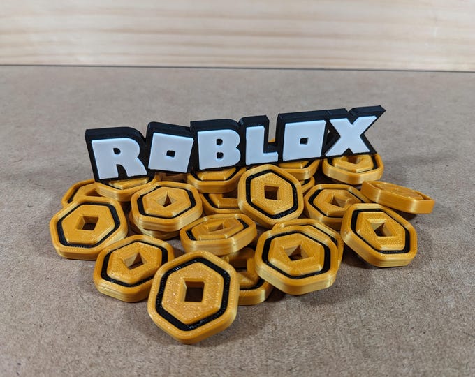Roblox Robux Gold Coins - Etsy UK