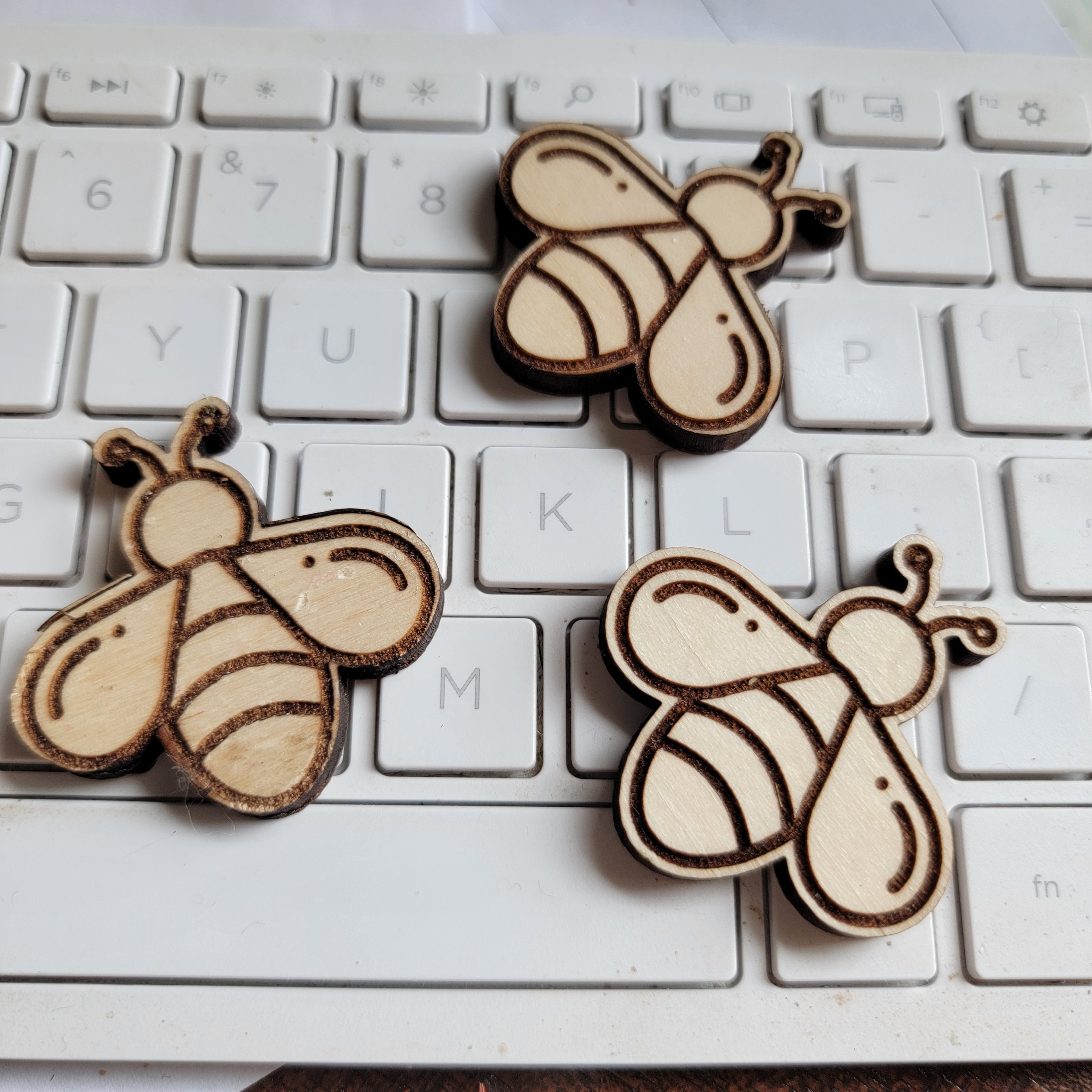 Wooden Bees - Bee Cut Outs - Bee Shapes - Bee Crafts - Etsy