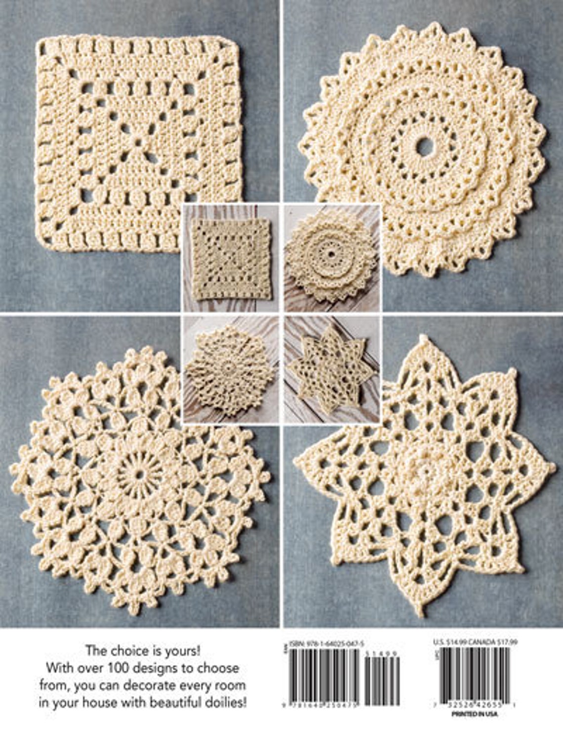 101 Small Doily Patterns Crochet Doilies Book Pattern for - Etsy