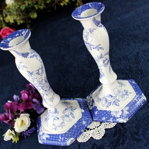 Spode Penny Lane, Candle Holders, Candle Sticks Pair, Spode ...
