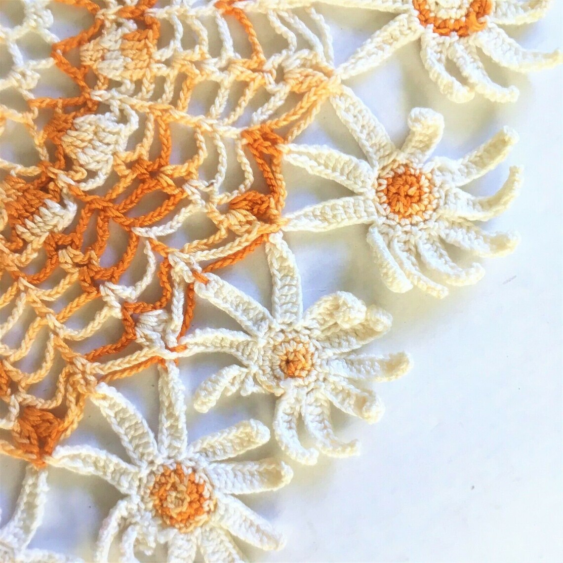 PATTERN Daisy Doily, Crochet Pattern for Daisy Pattern Doily, Old ...