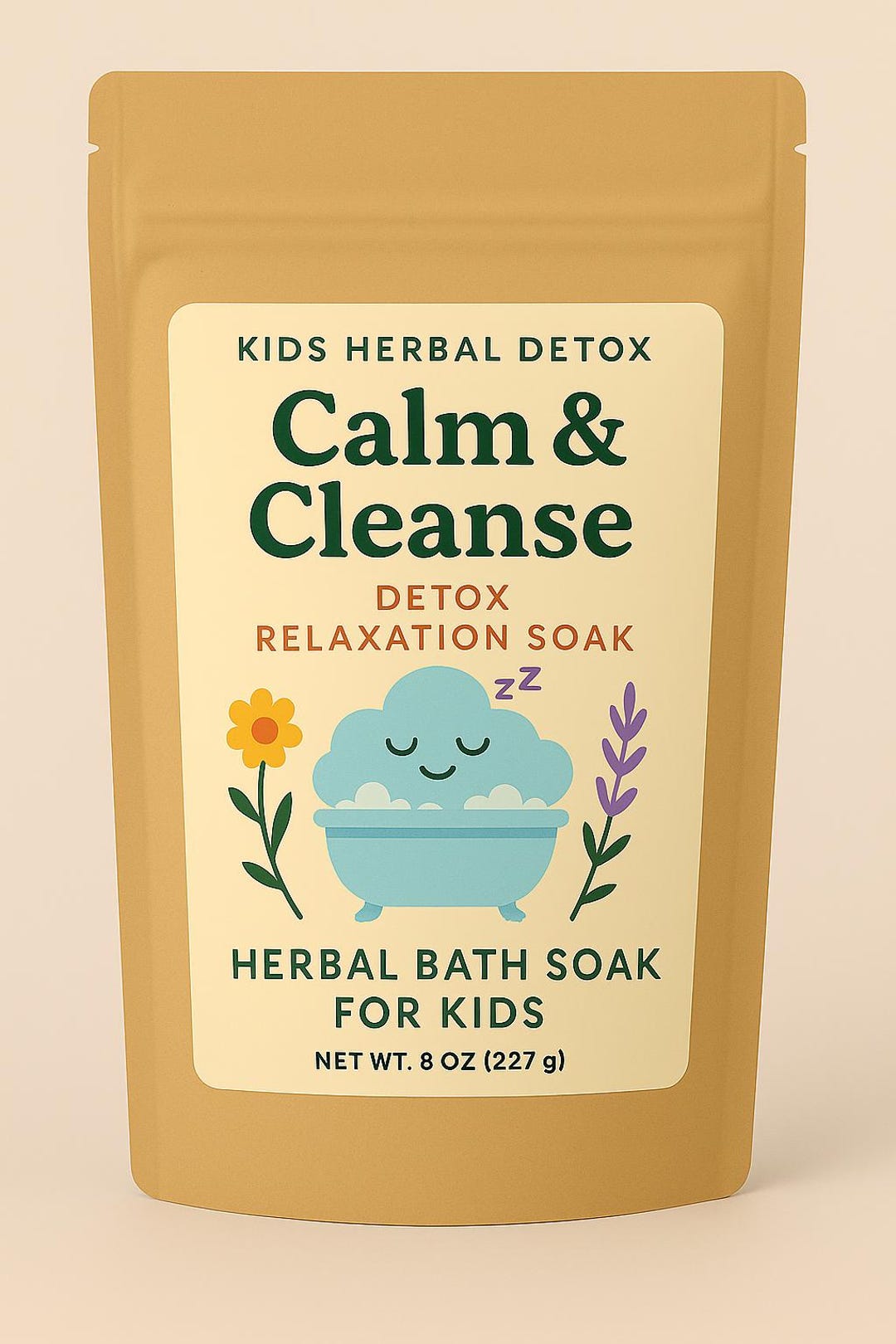 Calm and Cleanse - Kids Herbal Detox Bath Soak - Etsy