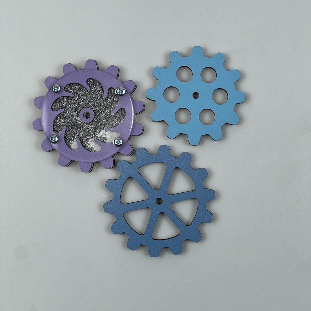 Set of Wood Gears for DIY Busy Board - Etsy