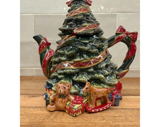 Christmas Tree Teapot Waterford Heirloom Could Be a Replica - Etsy
