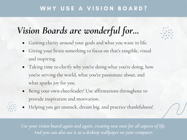 Fitness Vision Board Canva Template: Minimal Boho Mood Board (digital ...