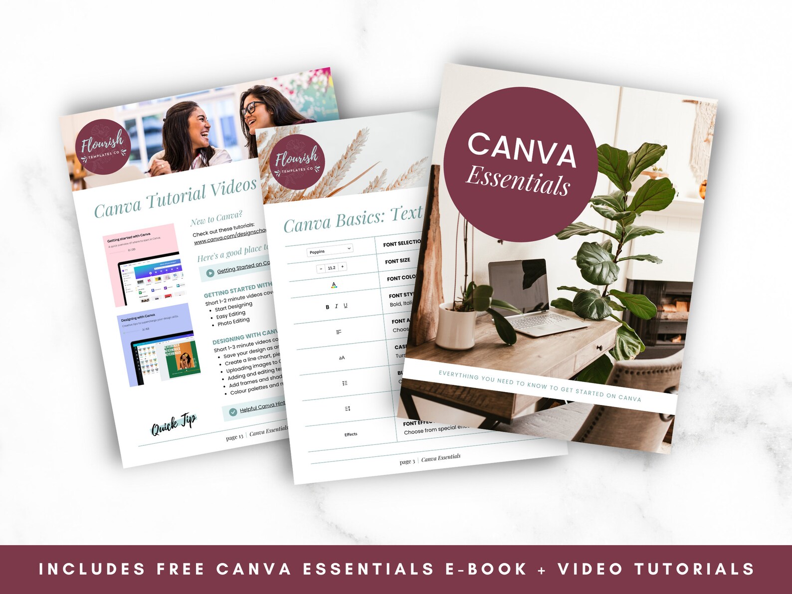 Editable Brochure Template INSTANT DOWNLOAD Printable - Etsy Canada