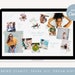 Fitness Vision Board Canva Template: Minimal Boho Mood Board (digital ...