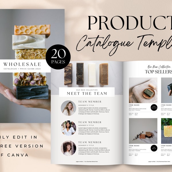 Catalogue Template - Etsy